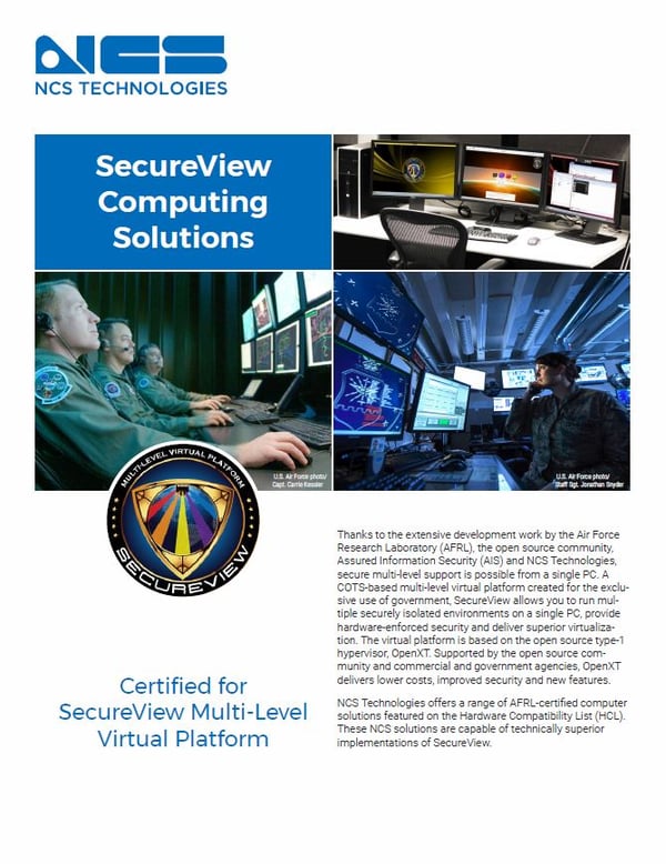 SecureView Is a Vital Government Security Effort